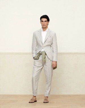 Brunello Cucinelli Cropped Tailored Trousers
