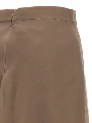 Brunello Cucinelli Pleated Midi Circle Skirt