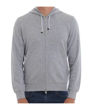 Brunello Cucinelli Zipped Drawstring Hoodie