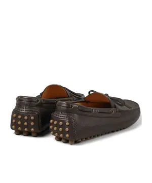 Brunello Cucinelli Driver Leather Loafers