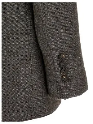 Brunello Cucinelli Double-breasted Tweed Blazer