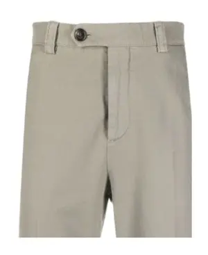 Brunello Cucinelli Mid-rise Straight Leg Trousers
