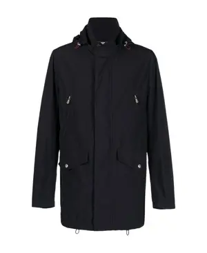 Brunello Cucinelli Zip-up Hooded Jacket - Black