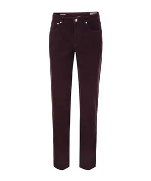 Brunello Cucinelli Logo Patch Straight-leg Trousers