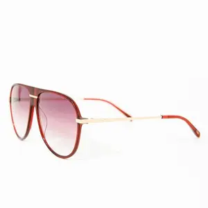 Maje Aviator Logo Sunglasses