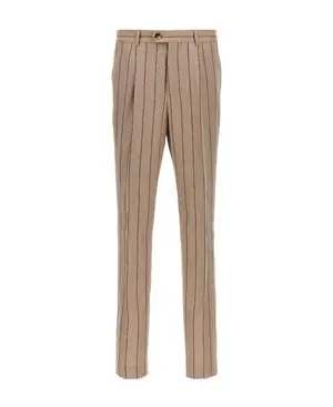 Brunello Cucinelli Belt-loop Casual Pants - Nude
