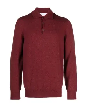 Brunello Cucinelli Button-up Cashmere Polo Shirt