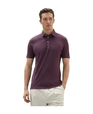 Brunello Cucinelli Long-sleeve Cotton Polo Shirt