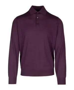 Brunello Cucinelli Wool-blend Polo Shirt