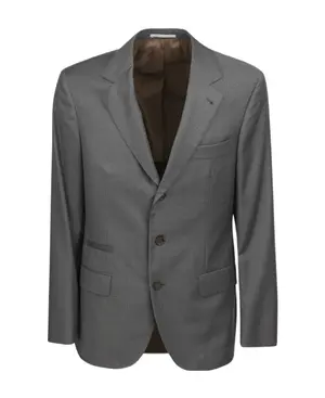 Brunello Cucinelli Single-breasted Blazer - Black