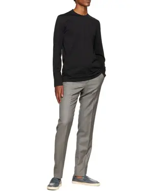Brunello Cucinelli Long-sleeved Cotton T-shirt