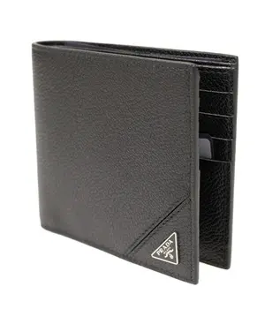 Prada Half-fold Logo Wallet