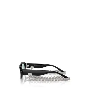 TIFFANY  CO. Tiffany & Co. Oval Frame Sunglasses With Chain Detail