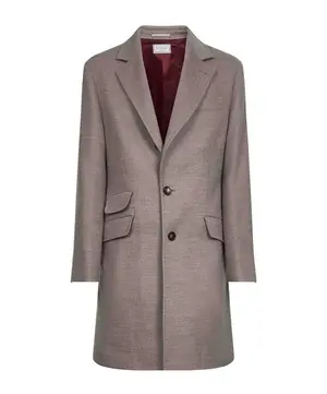 Brunello Cucinelli Single-breasted Long-sleeved Coat