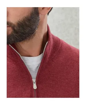 Brunello Cucinelli Half-zip Cashmere Jumper