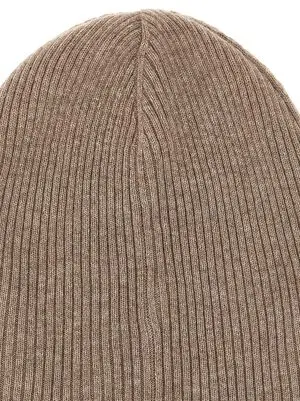 Brunello Cucinelli Contrast-trimmed Knitted Beanie