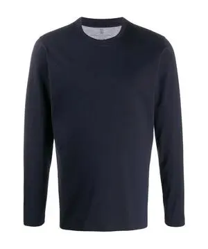 Brunello Cucinelli Plain Longsleeved T-shirt