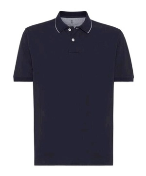 BRUNELLO CUCINELLI Brunello Cucinelli Short-Sleeved Straight Hem Polo Shirt