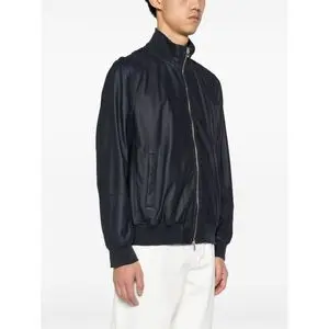 Brunello Cucinelli Zip-up Leather Bomber Jacket