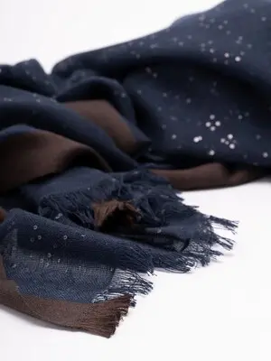 Brunello Cucinelli Sequin-embellished Cashmere Scarf