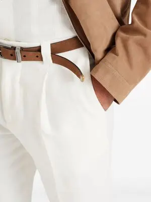 Brunello Cucinelli Buckle-fastening Suede Belt