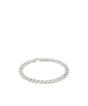 NUMBERING Cuban Chain Bracelet - Silver