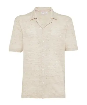 Brunello Cucinelli Short-sleeved Button-up Shirt