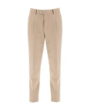 Brunello Cucinelli Slim-fit Chino Trousers - Nude