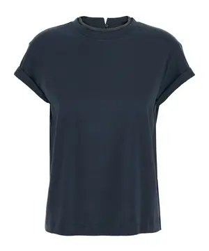 Brunello Cucinelli Short Sleeved Crewneck T-shirt