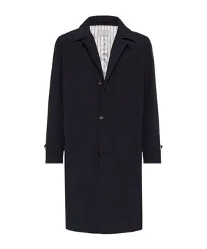 Brunello Cucinelli Single Breasted Long Sleeved Coat