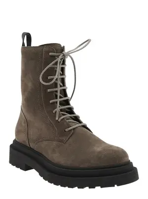 Brunello Cucinelli Lace-up Ankle Boots