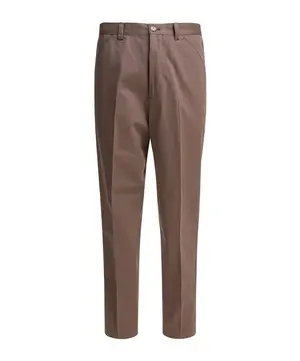 Brunello Cucinelli Pressed Crease Trousers - Brown