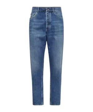 Brunello Cucinelli Mid-rise Tapered Leg Jeans