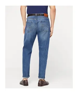 Brunello Cucinelli Mid-rise Tapered Leg Jeans