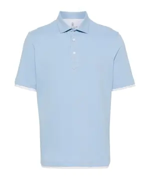 Brunello Cucinelli Layered-detail Polo Shirt