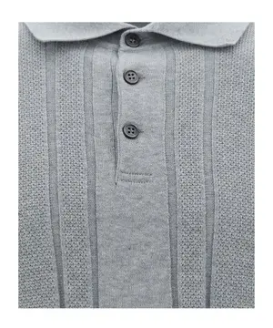 Brunello Cucinelli Short Sleeved Open-knitted Polo Shirt