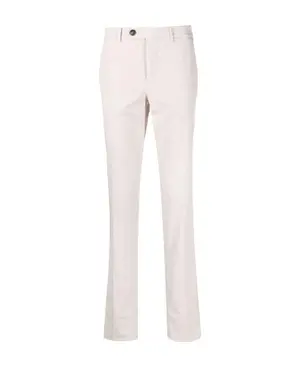 Brunello Cucinelli Cotton Tailored Trousers - White