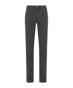 Brunello Cucinelli Logo-embroidered Straight-leg Trousers