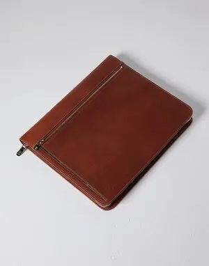 Brunello Cucinelli Zipped Laptop Bag