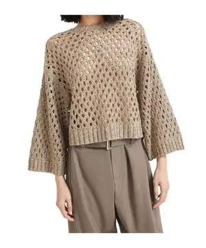 Brunello Cucinelli Long Sleeved Knitted Jumper