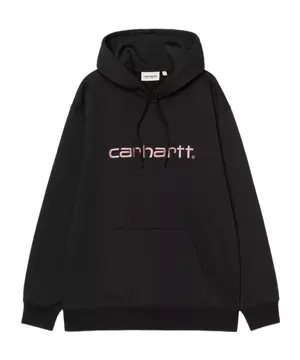 Carhartt Work In Progress Embroidered Script Logo Hooded Sweatshirt