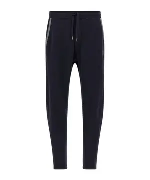 Brunello Cucinelli Logo Detailed Drawstring Joggers - Black