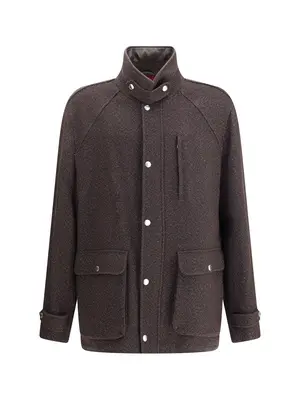 Brunello Cucinelli Snap Buttoned Shirt Jacket