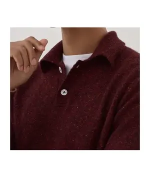 Brunello Cucinelli Mélange-effect Polo Shirt