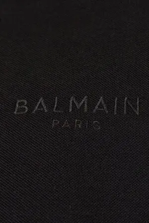 Balmain Logo-embroidered Polo Shirt