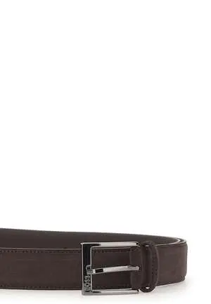 Hugo Boss Suede Pin Buckle Belt