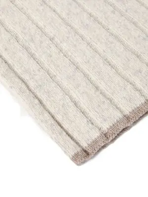 Brunello Cucinelli Ribbed Cashmere Scarf