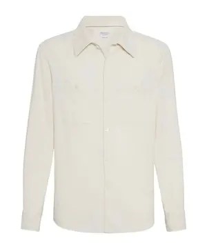 Brunello Cucinelli Long Sleeved Button-up Shirt - No