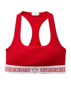 Versace Greca Motif Bralette