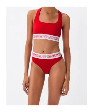 Versace Greca Motif Bralette